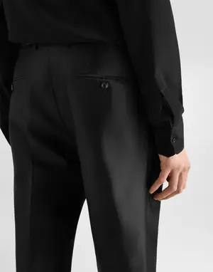 Dolce & Gabbana Mikado Shantung Silk Trousers