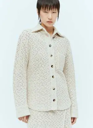 Bottega Veneta Spread Collar Tops