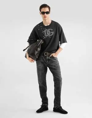 Dolce & Gabbana Slim Fit Denim Trousers