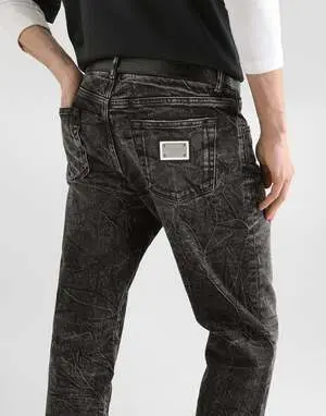 Dolce & Gabbana Slim Fit Denim Trousers