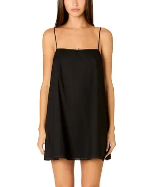 NIA Sleeveless Mini Dress - Black