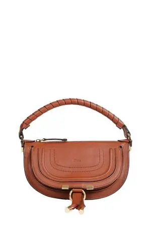 Chloé Mini Marcie Shoulder Bag - Brown