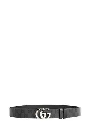 Gucci Gg Marmont Reversible Belt - Black