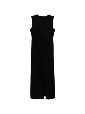 JNBY Twist-detail Sleeveless Dress - Black