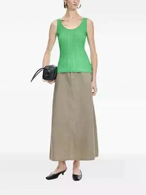 JNBY Ramie Midi Skirt - Neutrals
