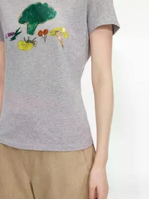 JNBY Graphic Print T-shirt - Grey