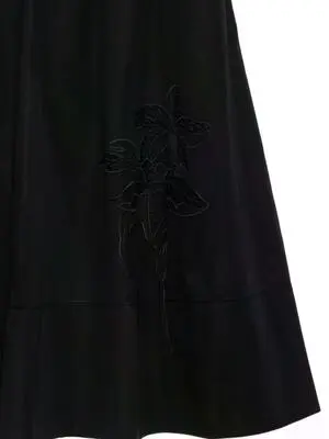 LESS Floral Embroidered Skirt