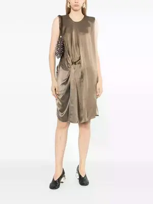 JNBY Matte Finish Twisted Dress