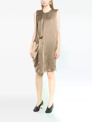 JNBY Matte Finish Twisted Dress