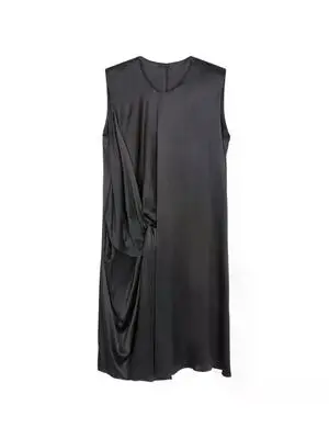 JNBY Twisted Matte-silk Dress - Black