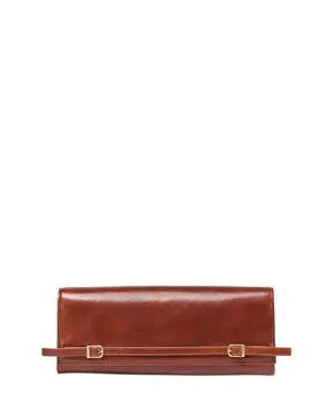 Simkhai River Leather Shoulder Bag - Saddle
