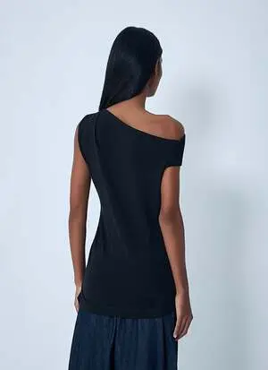 Dries Van Noten Henray Off-the-shoulder Top - Black