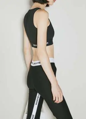 Rabanne Logo Cropped Tank Top