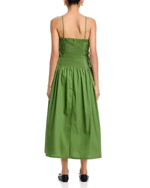 Moon River Pleated Midi Dress