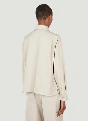 Max Mara Felix Lightweight Shirting Jacket - Cream