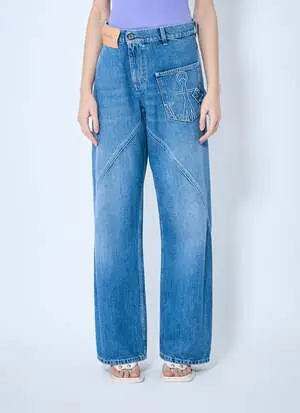 JW Anderson Twisted Workwear Jeans - Blue
