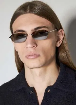 Our Legacy Adorable Oval Rimless Sunglasses