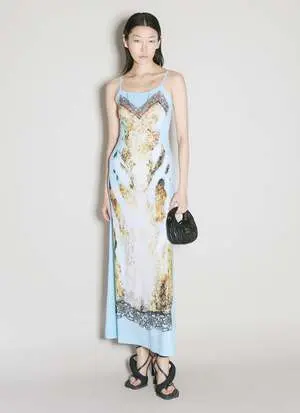 Y/project Lace Print Maxi Dress