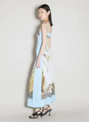 Y/project Lace Print Maxi Dress