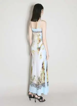 Y/project Lace Print Maxi Dress