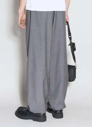 Prada Wool Pants With Exposed Zip-fly Fastening