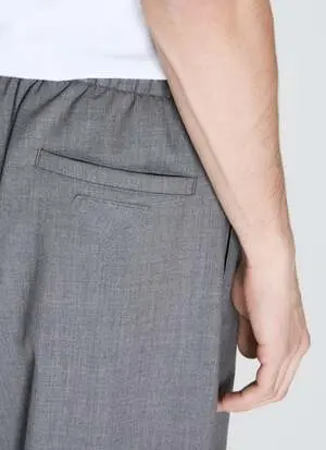 Prada Wool Pants With Exposed Zip-fly Fastening