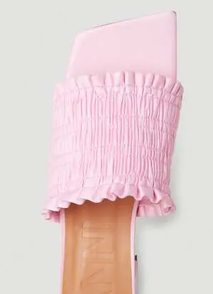 GANNI Smock Kitten Heel Mules