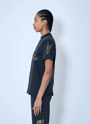 Balenciaga Cotton T-shirt With Tattoo Motif