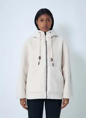 Moncler Yushand Reversible Hooded Jacket - Cream