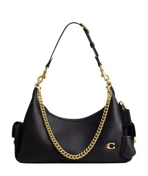 COACH Pocket Juliet Bag 30 - Brass/black