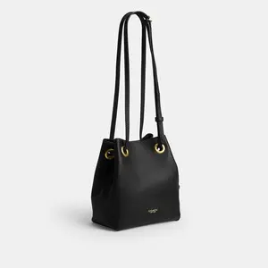 COACH Jade Drawstring Pouch - Brass/black