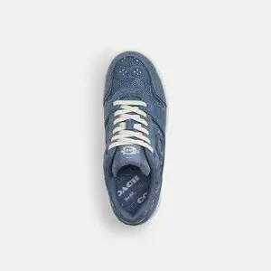 COACH Soho Sneaker In Signature Denim - Denim Blue