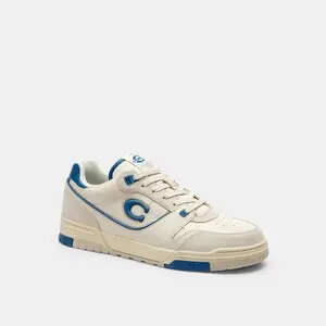 COACH COACH Soho Leather And Suede Low Top Sneakers Chalk/pacific