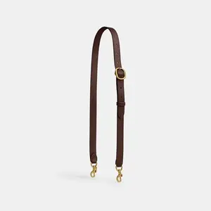 COACH Glovetanned Leather Crossbody Strap - Brass/maple