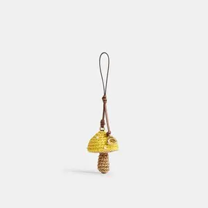 COACH Mushroom Bag Charm - Brass/multi