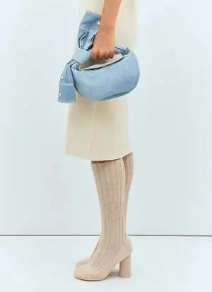 Bottega Veneta Mini Jodie Handbag In Denim