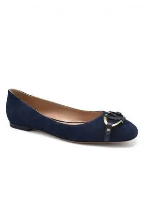 Valentino Garavani Suede Ballerinas - Blue