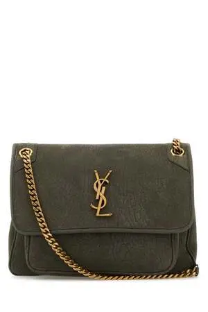 Saint Laurent Niki Shoulder Bag - Gray