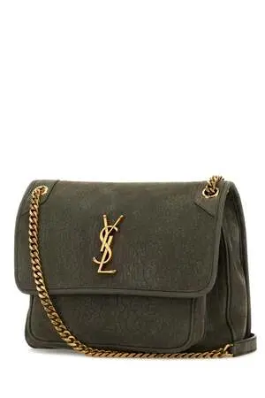 Saint Laurent Niki Shoulder Bag - Gray