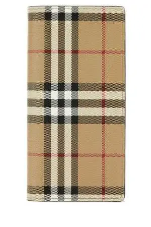 Burberry Printed Canvas Wallet - Multicolor