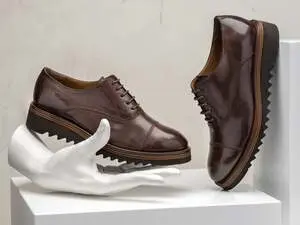 Lukure Clara Lace-up Shoes - Dark Brown