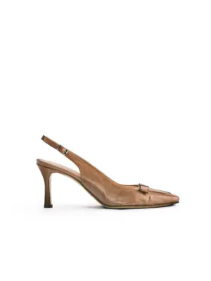 Lukure Emma Slingback Pumps - Blush