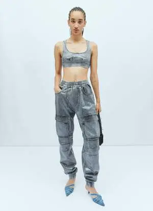 DIESEL® De-toppy-s Crop Top - Gray