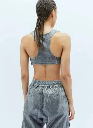 DIESEL® De-toppy-s Crop Top - Gray