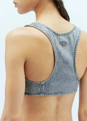 DIESEL® De-toppy-s Crop Top - Gray