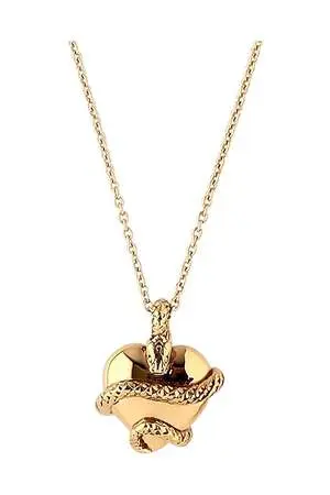 ASTOR & ORION Astor & Orion Serpent & Heart Charm Necklace Gold