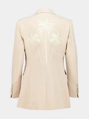Johanna Ortiz Double-breasted Embroidered Jacket