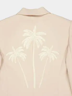 Johanna Ortiz Double-breasted Embroidered Jacket