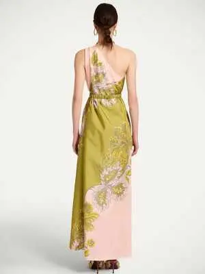 La DoubleJ Swathe Placée Pink Silk Twill Roy Dress