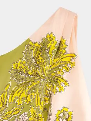 La DoubleJ Swathe Placée Pink Silk Twill Roy Dress